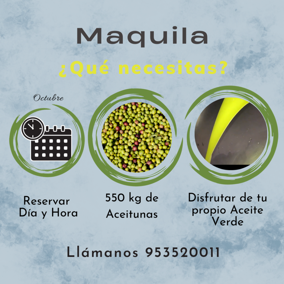 ¿QUÉ ES LA MAQUILA? - Aceites García Morón